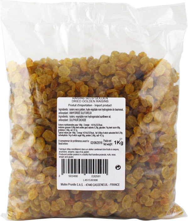 Russin gula 1 kg | Werners Gourmetservice