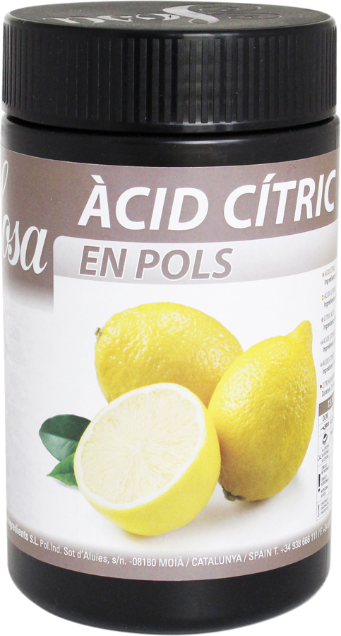 Powdered citric acid 1 kg | Werners Gourmetservice