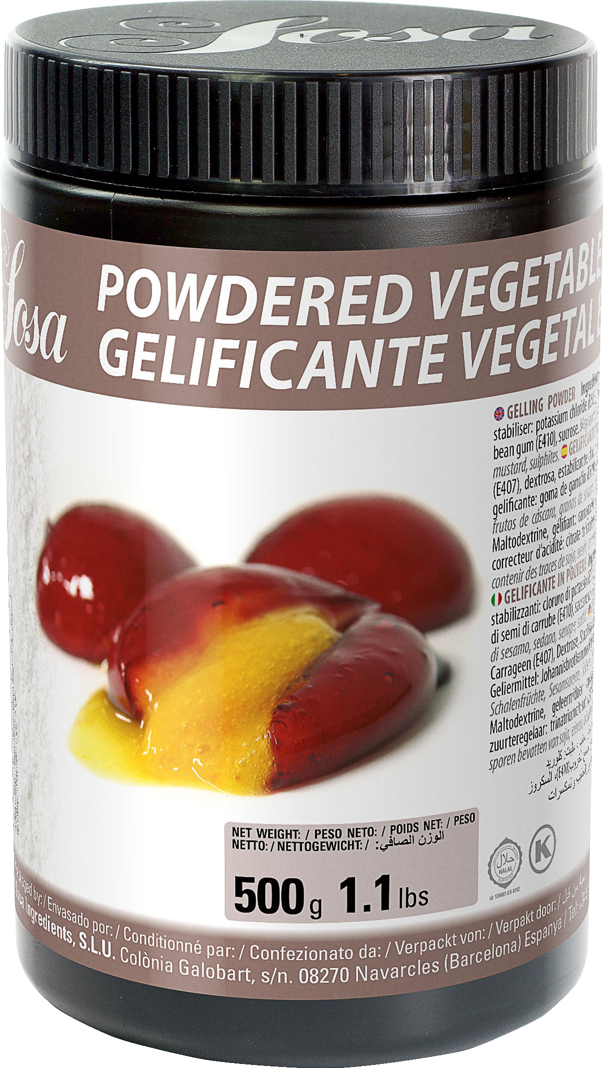Powdered vegetable gelling agent 500 g | Werners Gourmetservice
