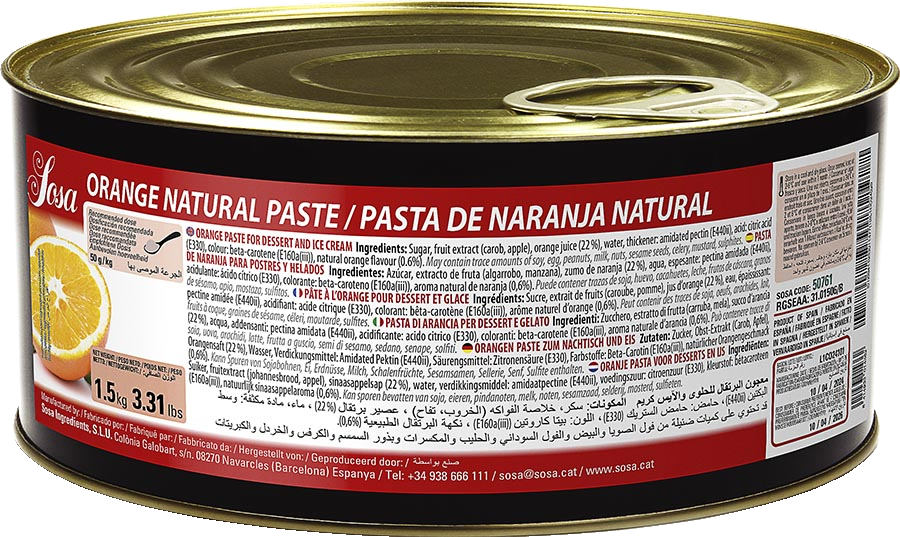 Orange paste 1,5 kg | Werners Gourmetservice