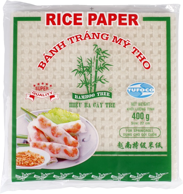 Rispapper 22 cm kvadrat 400g | Werners Gourmetservice