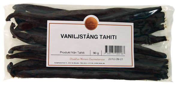Vaniljstång Tahiti 90 g | Werners Gourmetservice